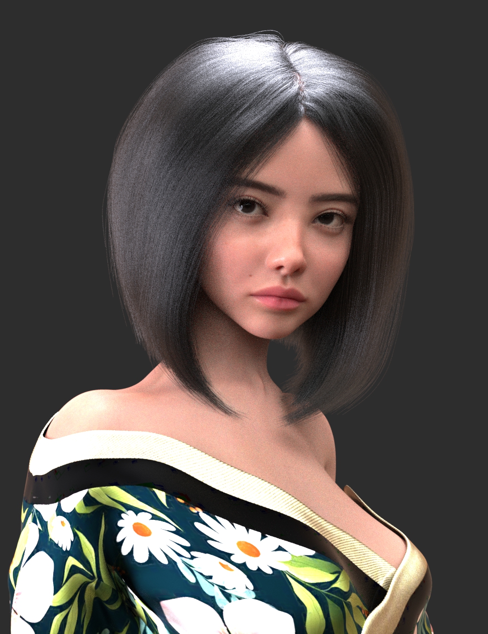 PA Lin Hair for Genesis 9 | Daz 3D