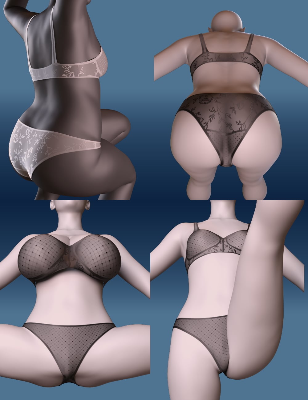dForce JW Underwear for Genesis 9 | Daz 3D
