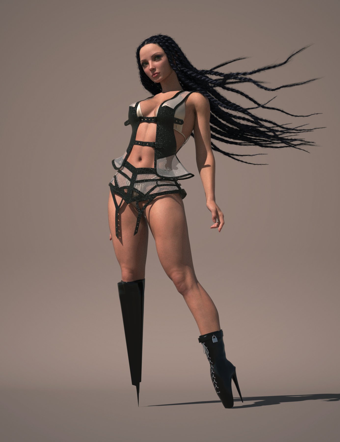 Kaia Bionic Character Bundle | Daz 3D