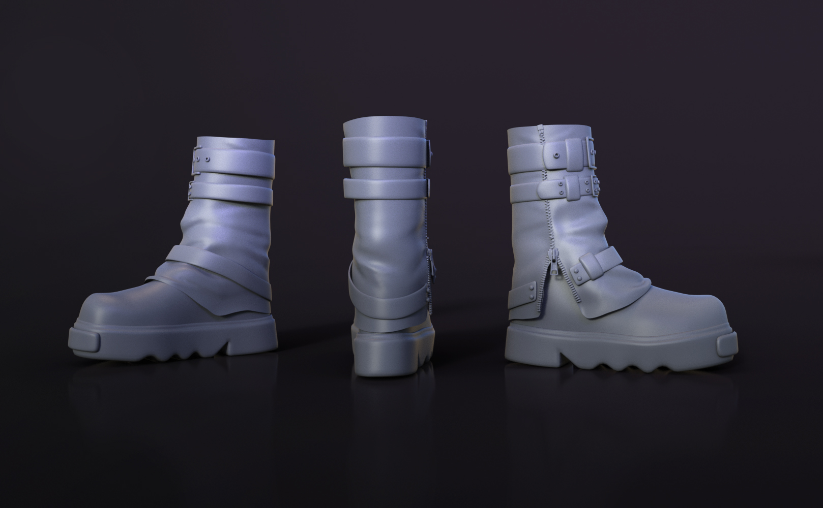 LA Monster Boots for Genesis 9 | Daz 3D