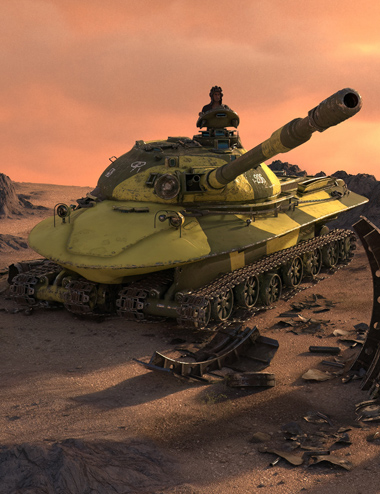 Nuclear War Tank | Daz 3D