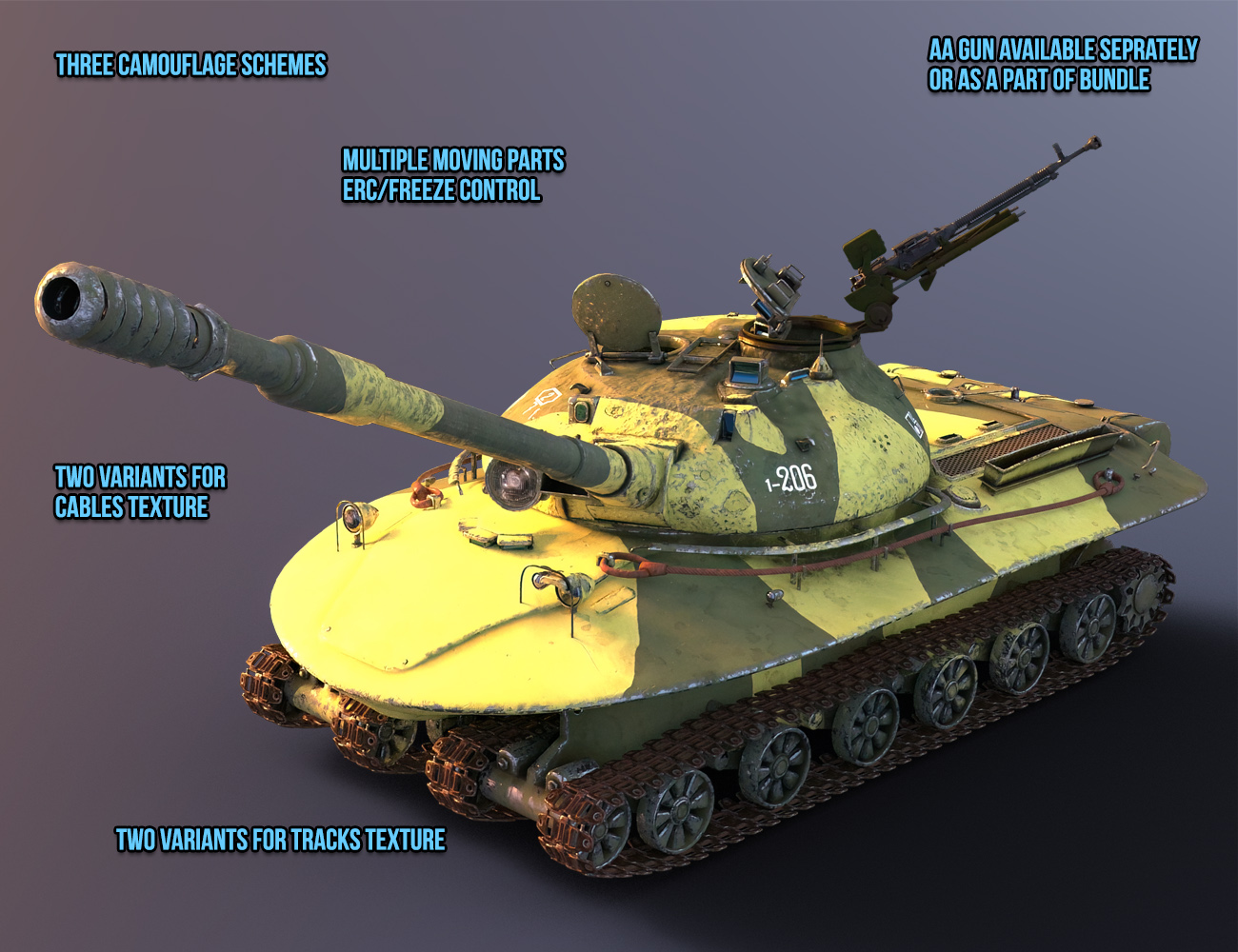 Nuclear War Tank | Daz 3D