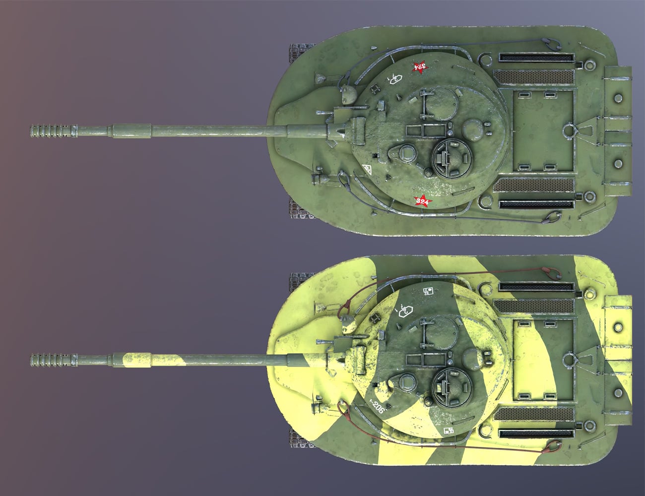 Nuclear War Tank | Daz 3D