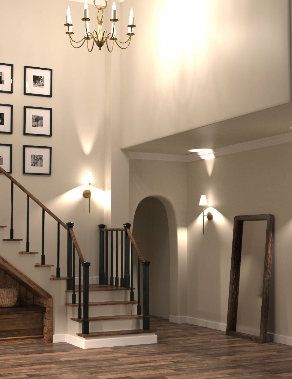 Hallway Nooks Bundle | Daz 3D