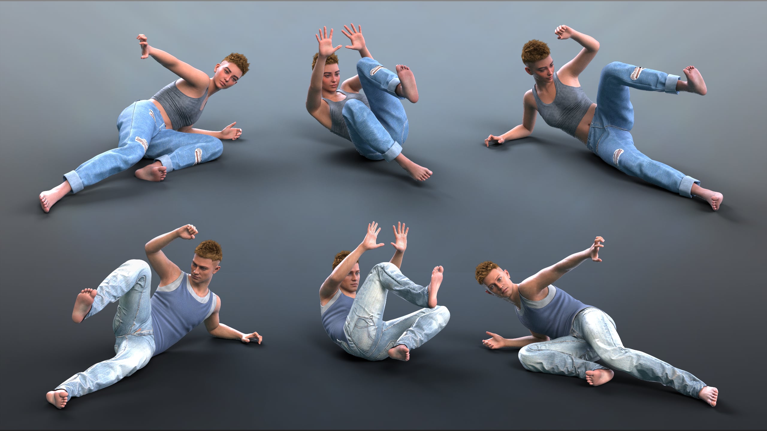 PTF Troublemaker Poses for Genesis 9 | Daz 3D