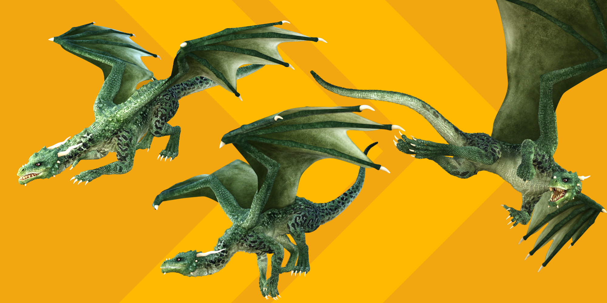 DA Dragon Wrath Poses for Daz Dragon 3 | Daz 3D