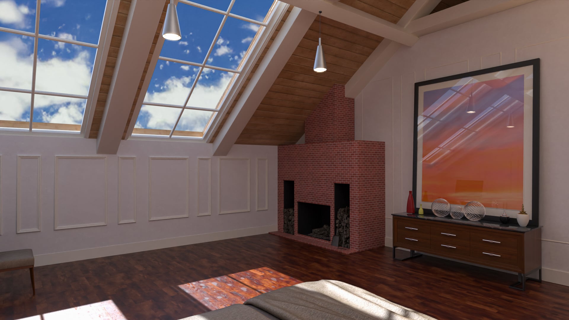 Attic Apartment | Daz 3D