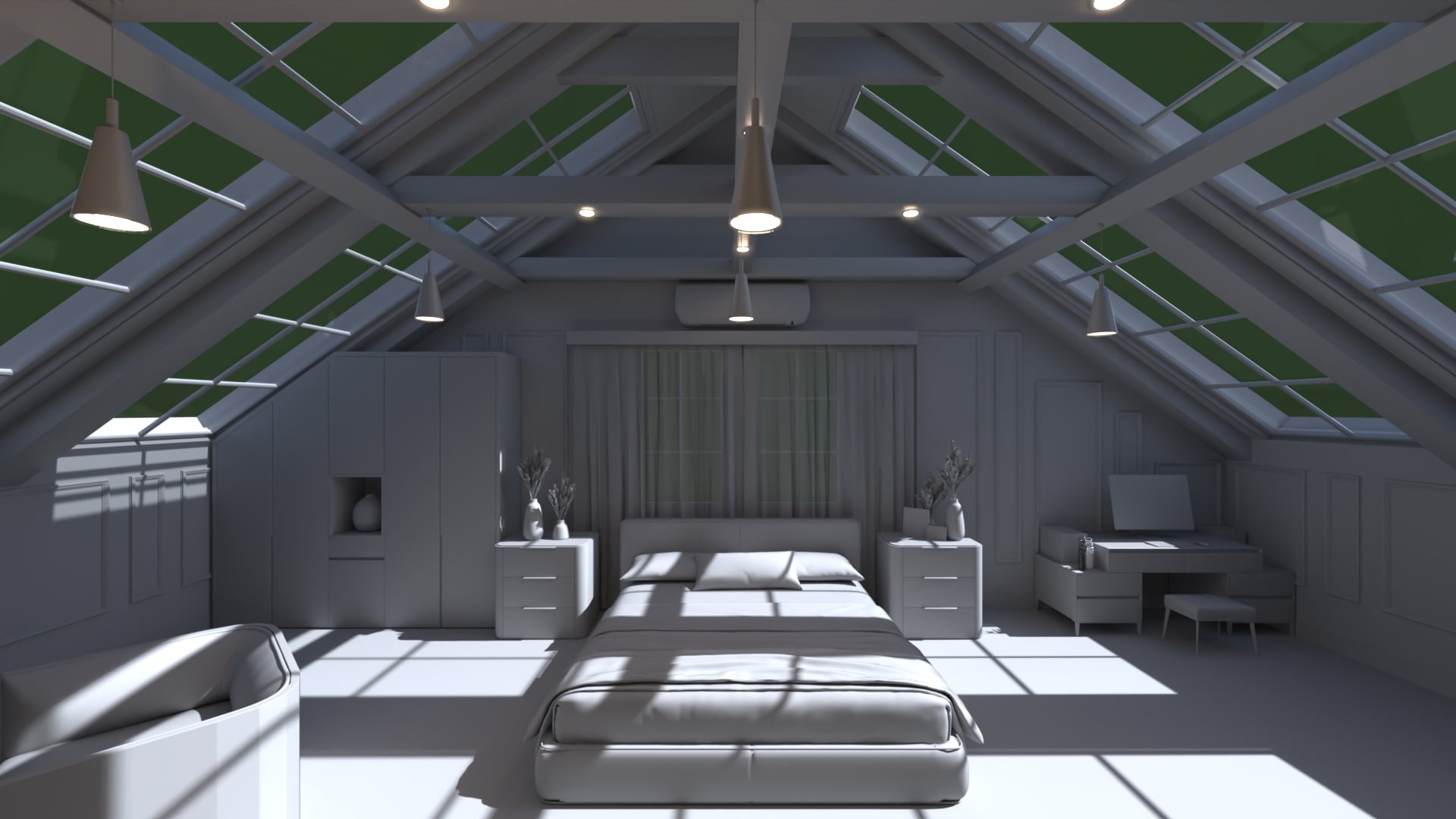 Attic Apartment | Daz 3D