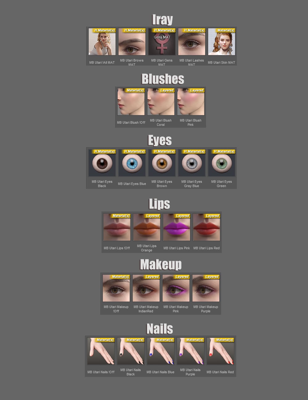 MB Utari for Genesis 9 Bundle | Daz 3D
