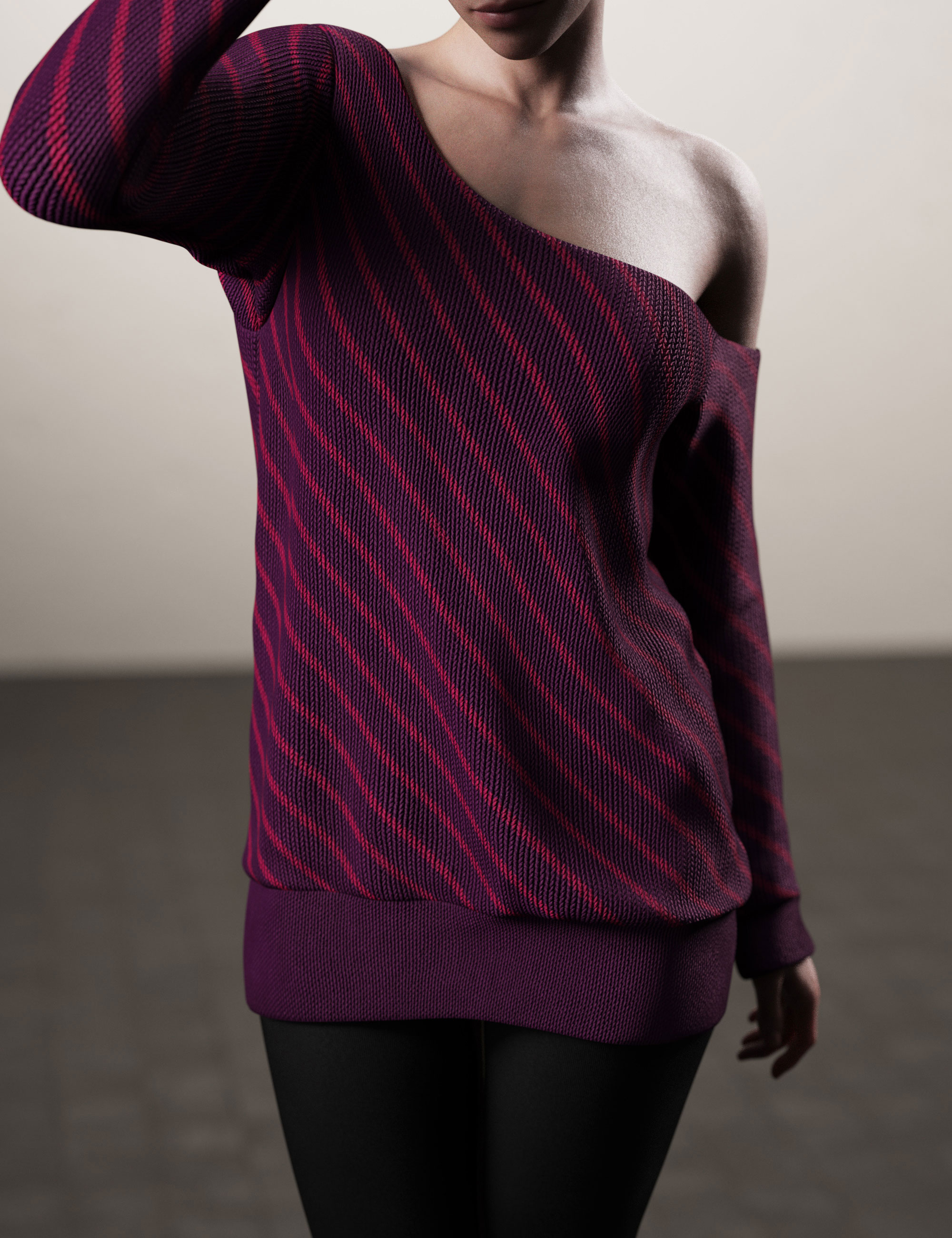 dForce 5-in-1 Cozy Sweaters for Genesis 9 | Daz 3D