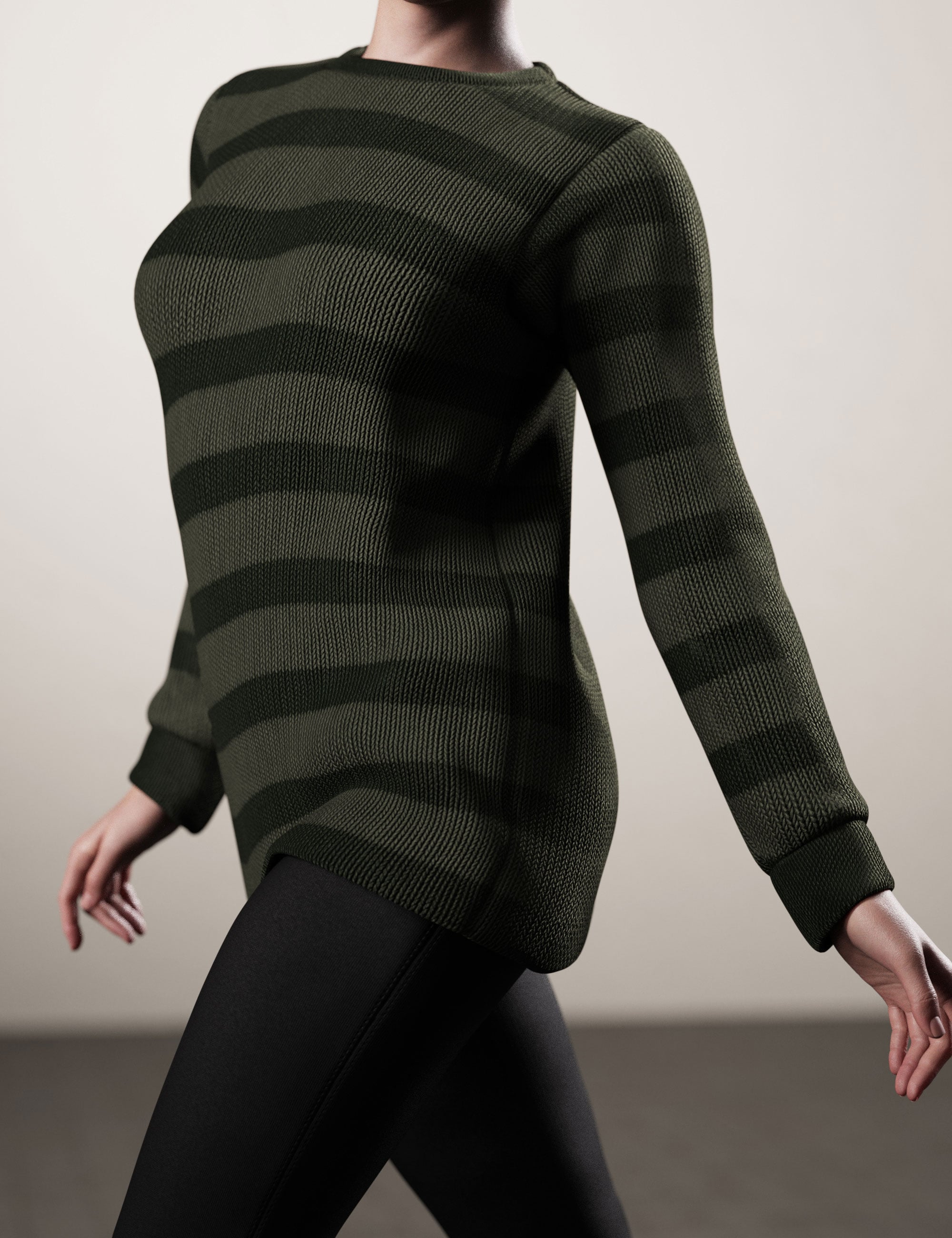 dForce 5-in-1 Cozy Sweaters for Genesis 9 | Daz 3D