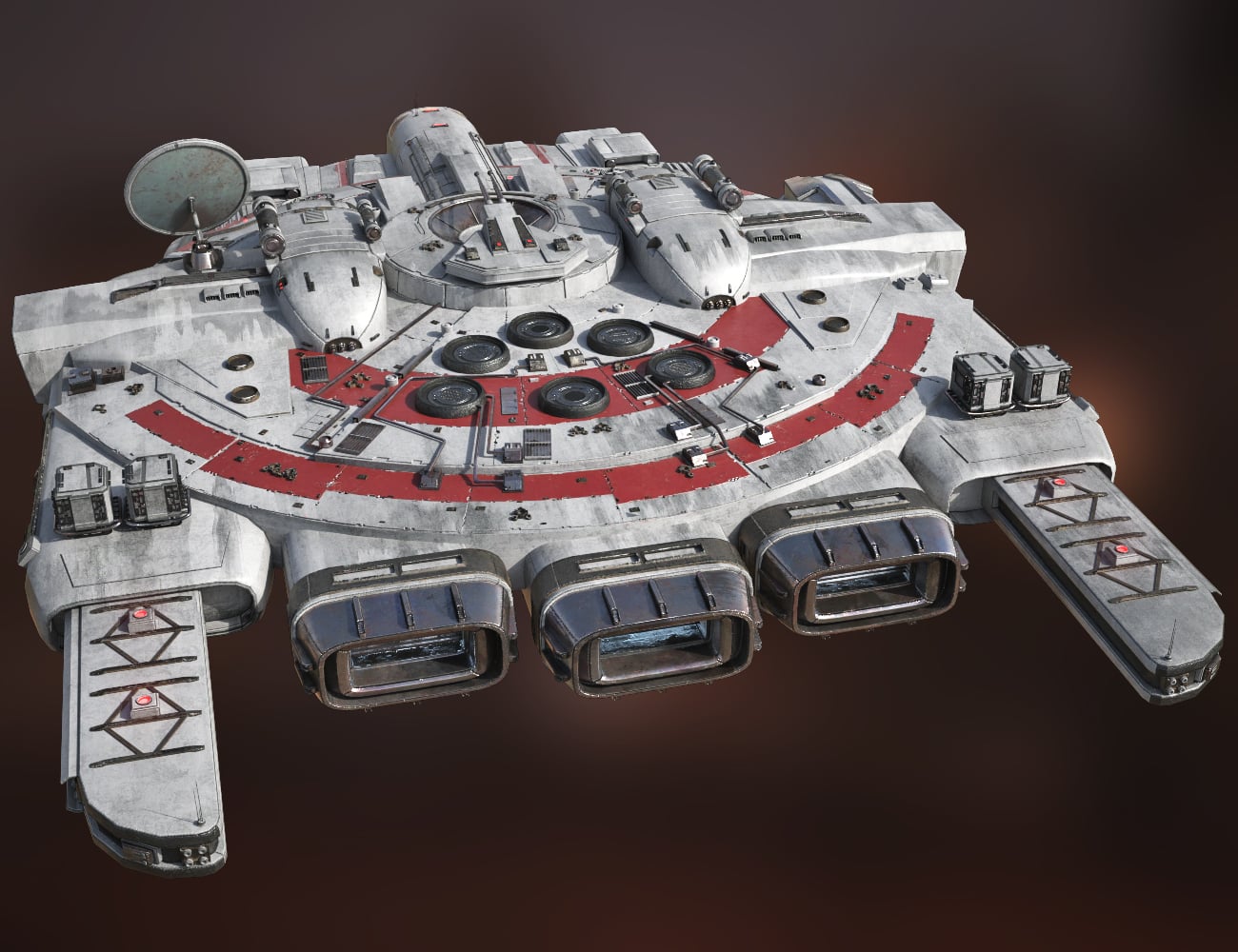 XI Extrasolar Spaceship | Daz 3D