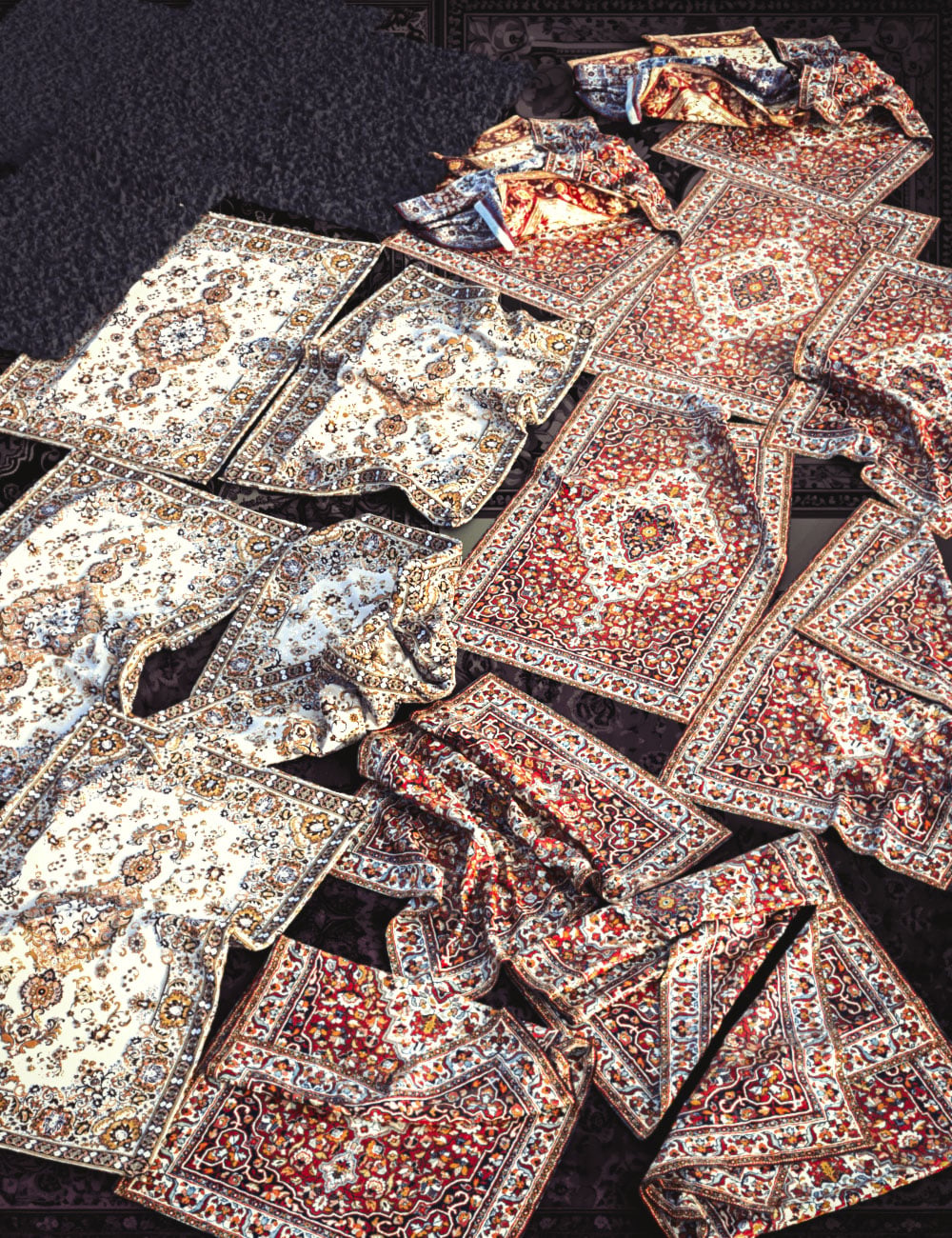GNBD Persian Rugs Morphing Props, Shaders and Brushes | Daz 3D