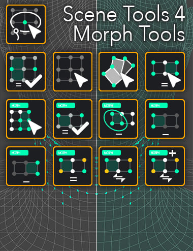 Daz Studio 4 Scene Tools 4 - Morph Tools | Daz 3D