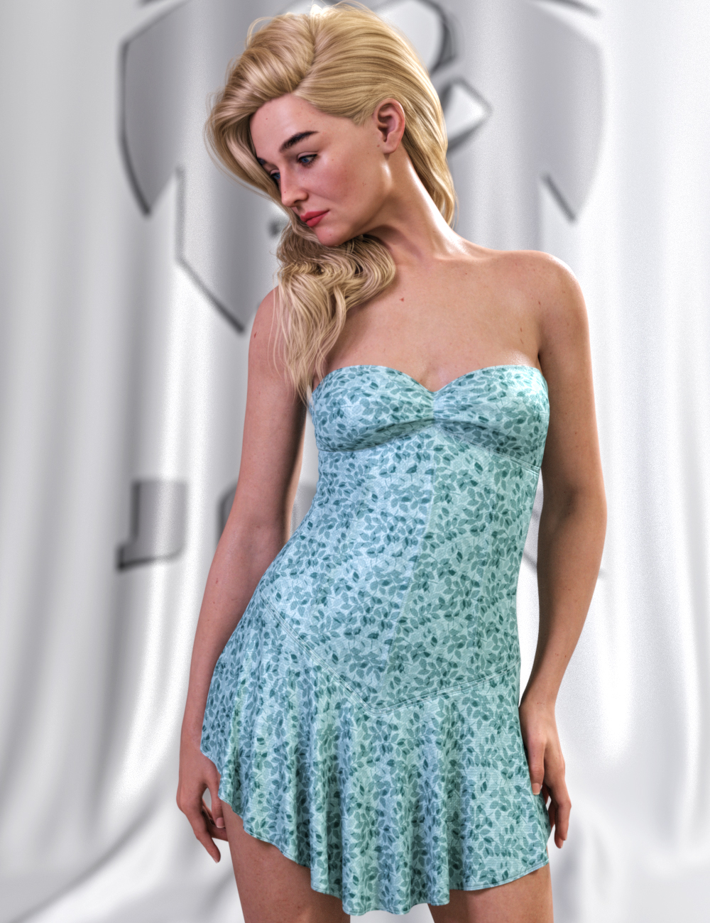 JMR dForce Steffi Dress for Genesis 9 and 8 Female | Daz 3D