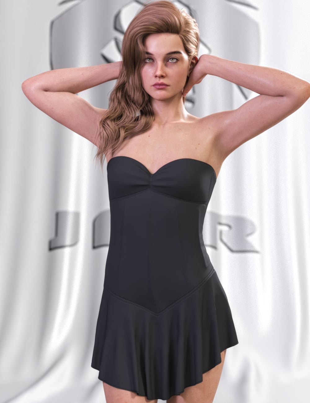 JMR dForce Steffi Dress for Genesis 9 and 8 Female | Daz 3D