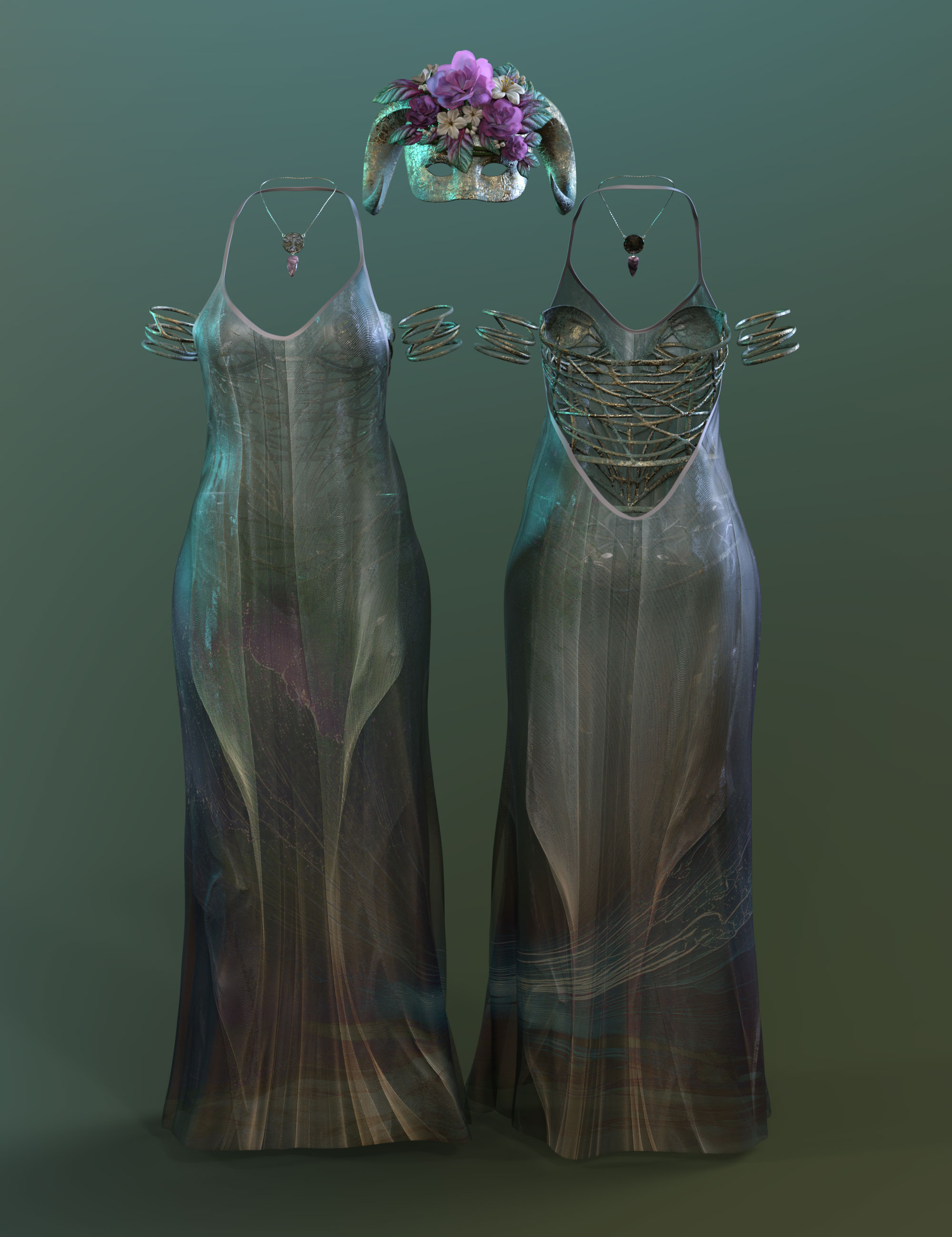 Aetheris for Genesis 9 Textures Add-On ⋆ Freebies Daz 3D