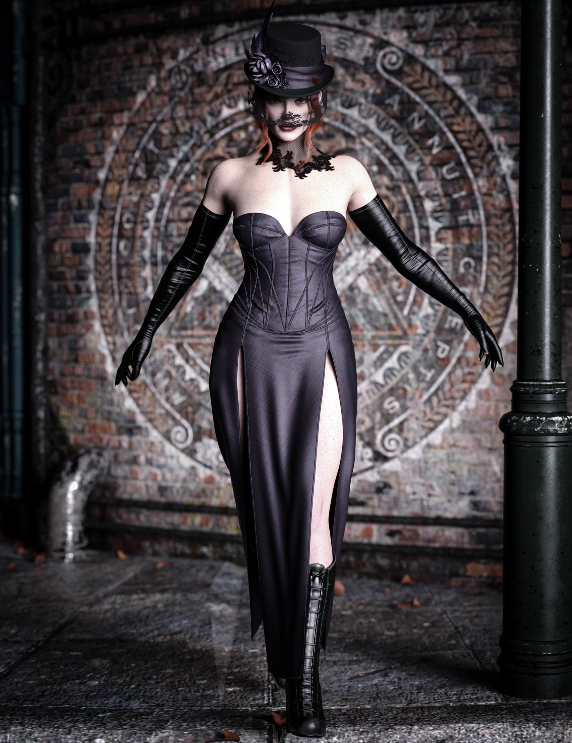 dForce CB Delphine Dress | Daz 3D