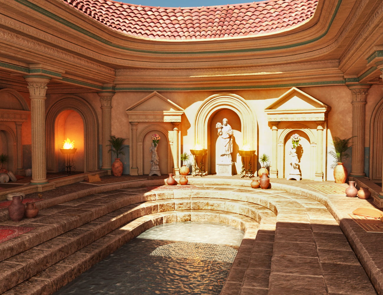 XI Roman Thermae | Daz 3D