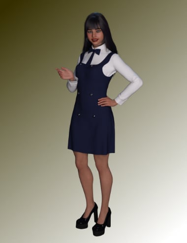 FG Prep School Uniform for Genesis 9 | Daz 3D