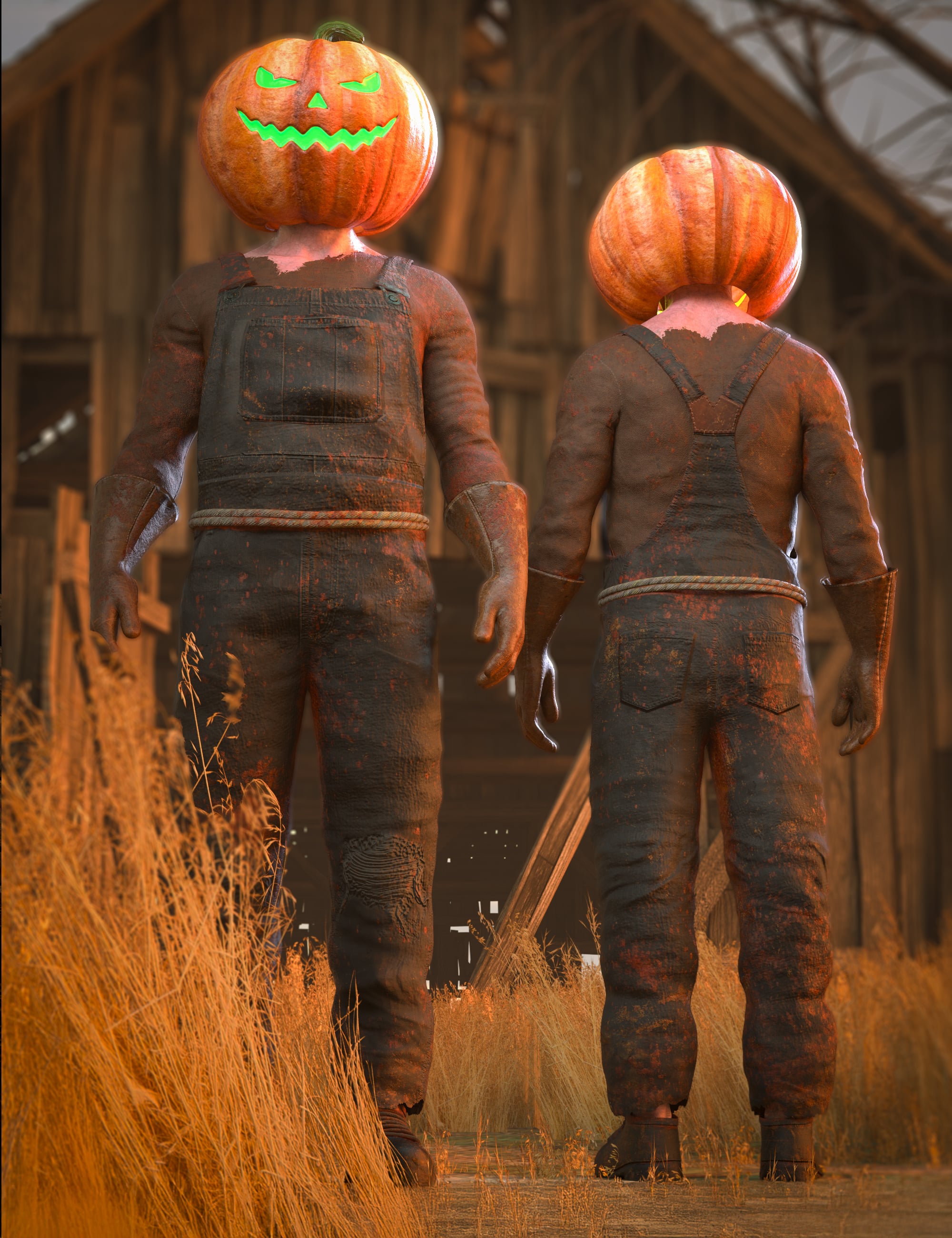 M3D dForce Pumkin Outfit for Genesis 9 | Daz 3D