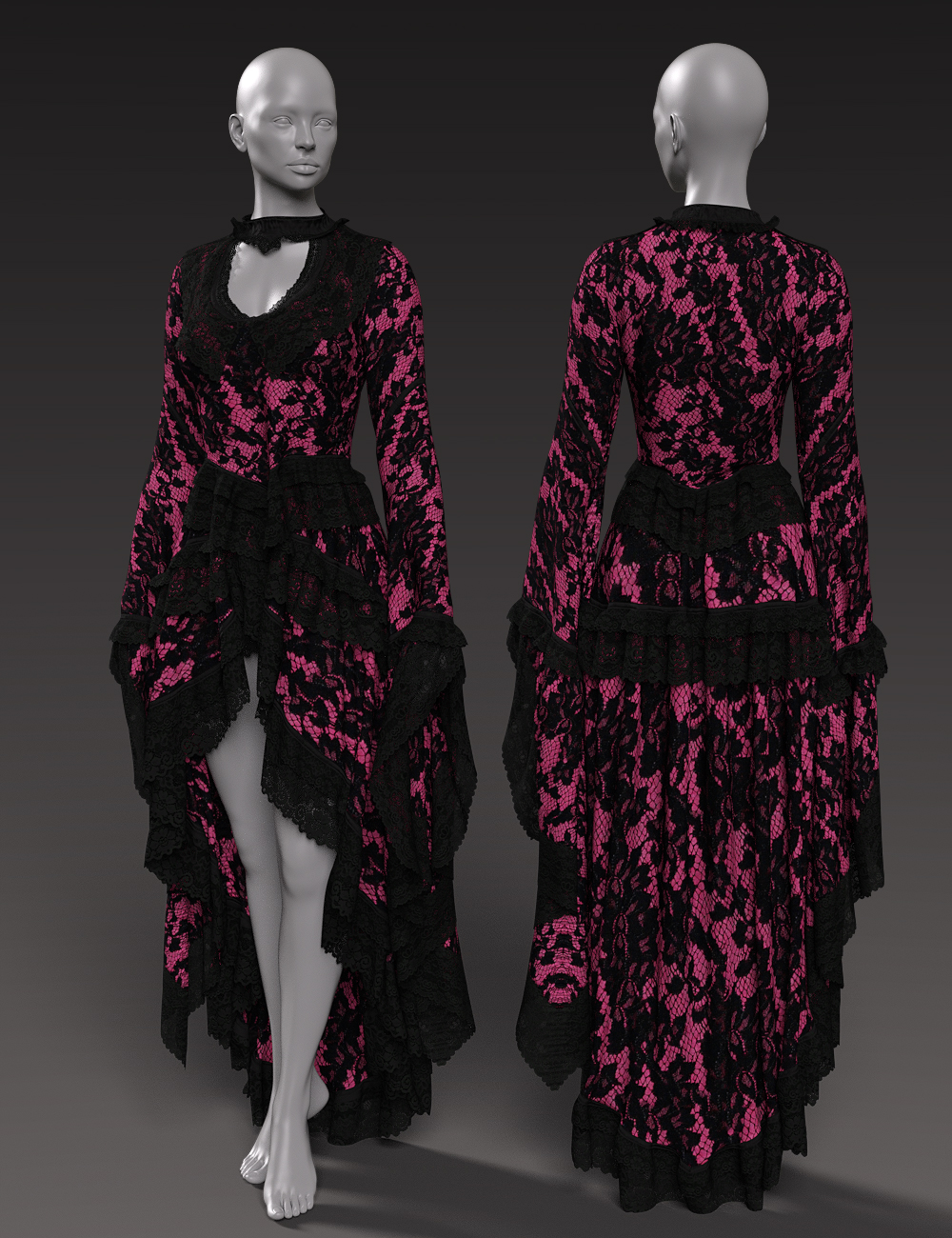 VERSUS - dForce Starfall Texture Add-On | Daz 3D