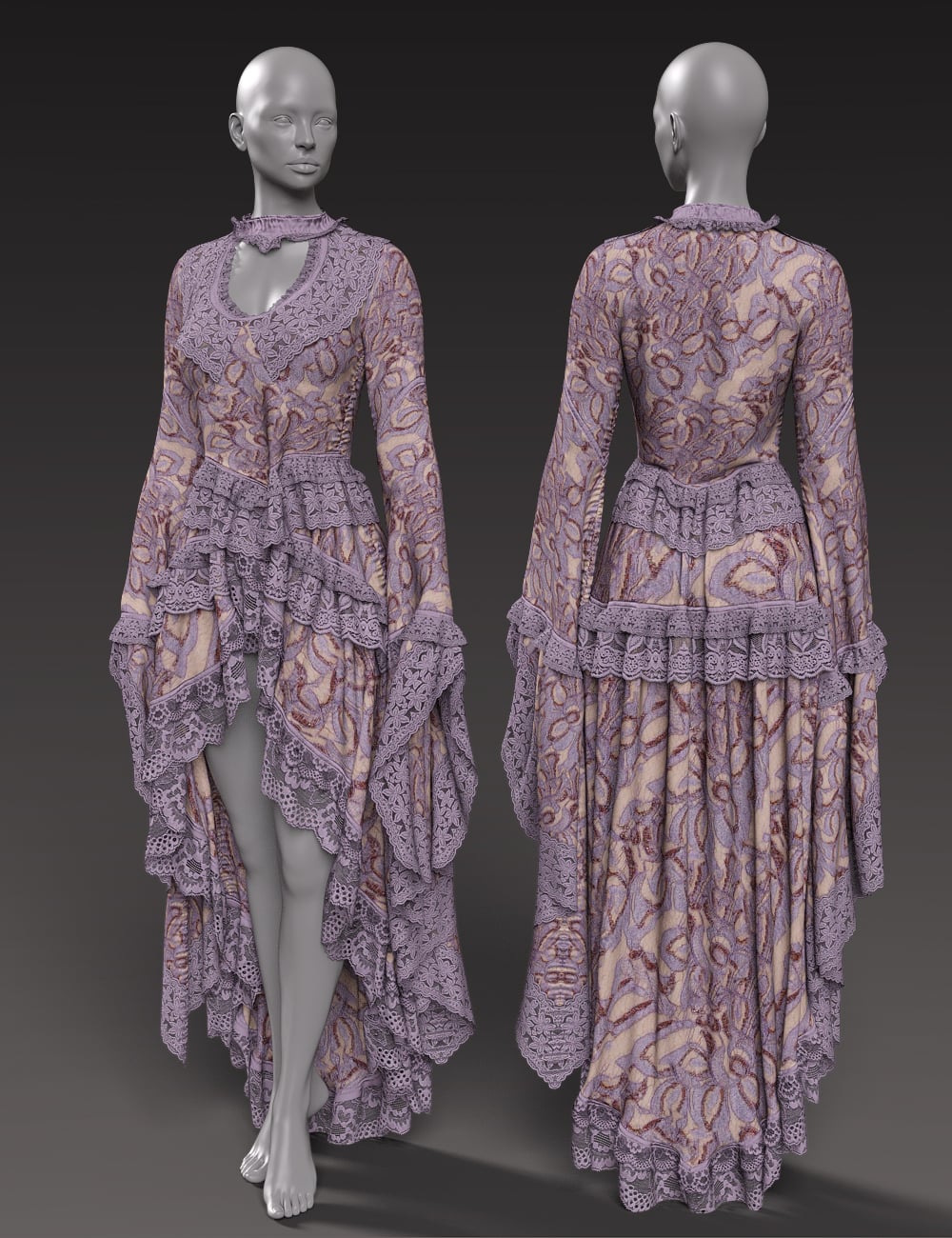 VERSUS - dForce Starfall Texture Add-On | Daz 3D
