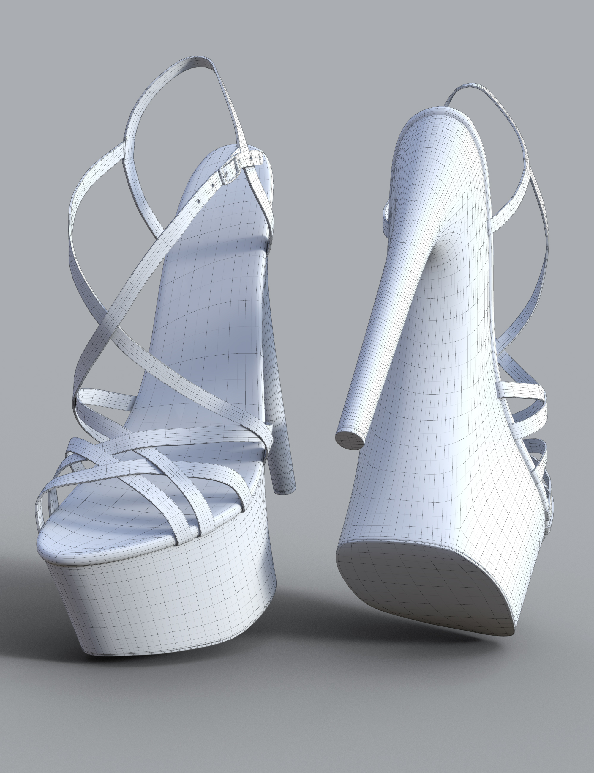 CW Angel High Heels For Genesis 9 and 8 Female | Daz 3D