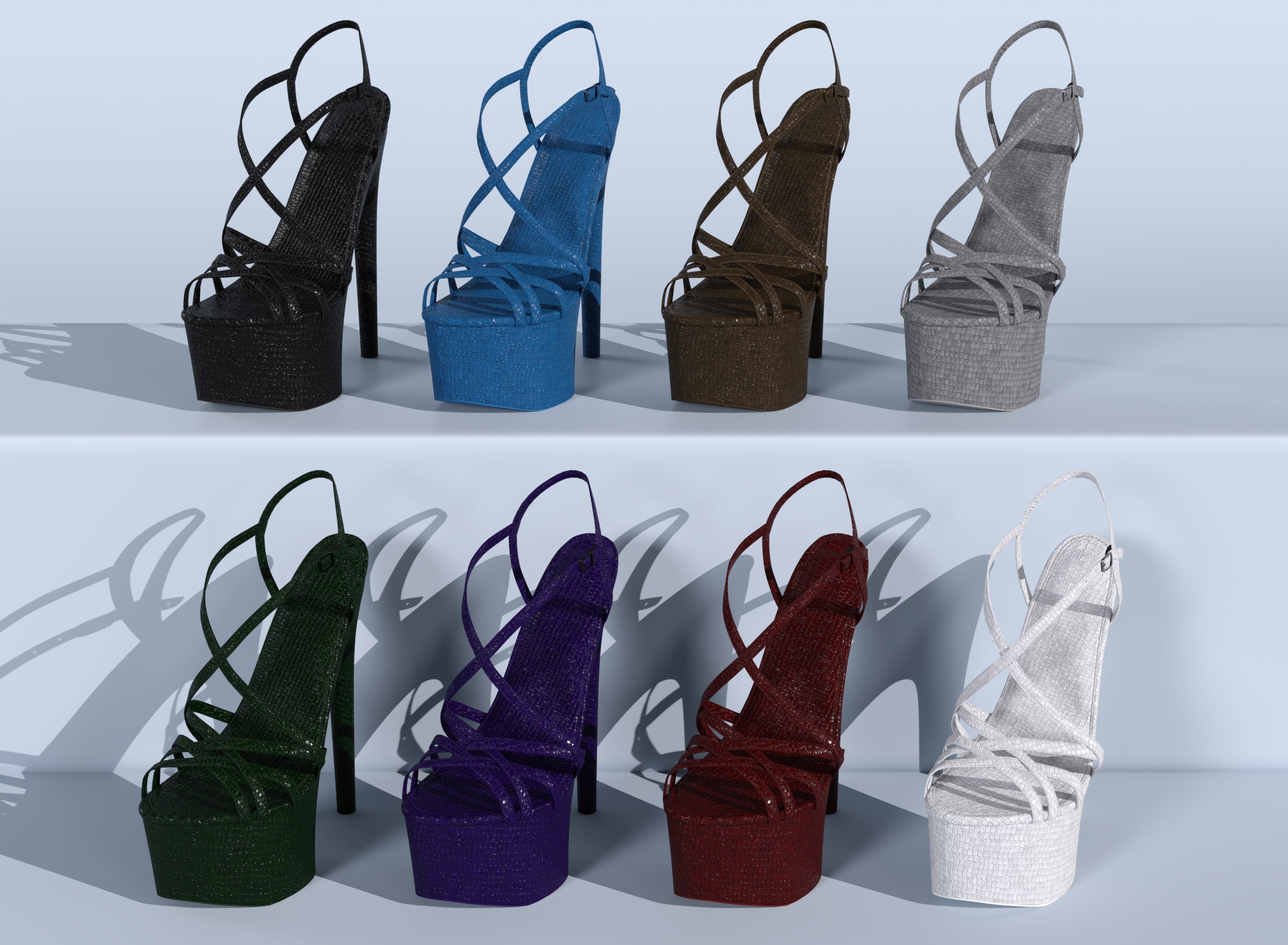 Textras For CW Angel High Heels | Daz 3D