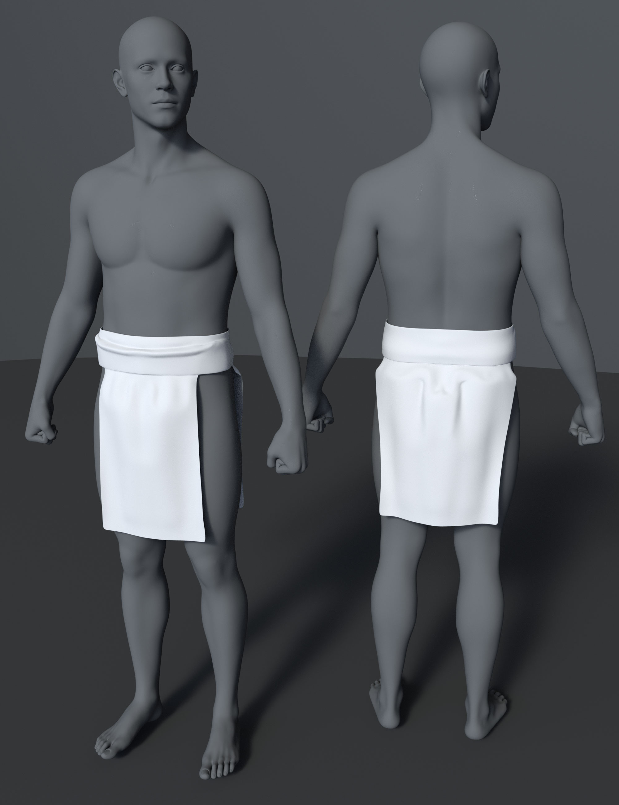 Loincloths 001 MMKBGenesis 9 dForce | Daz 3D