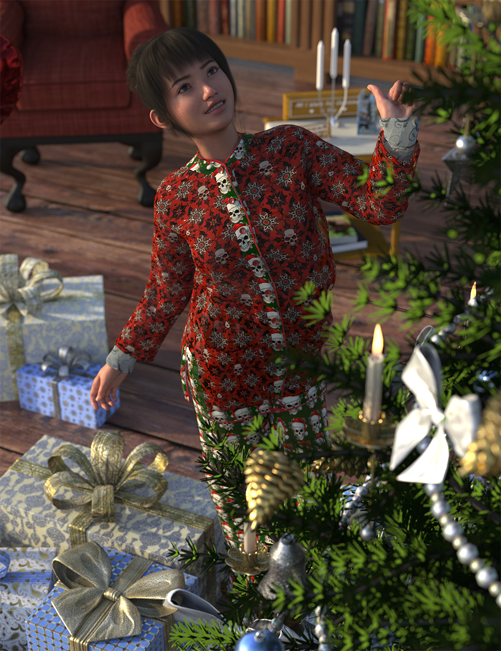 Bad Santa - Christmas Fabrics | Daz 3D