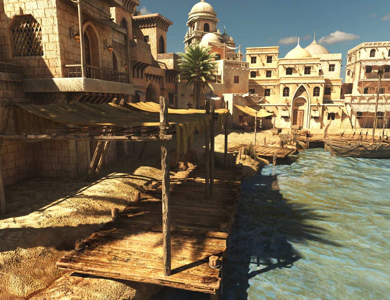 XI Desert Port | Daz 3D