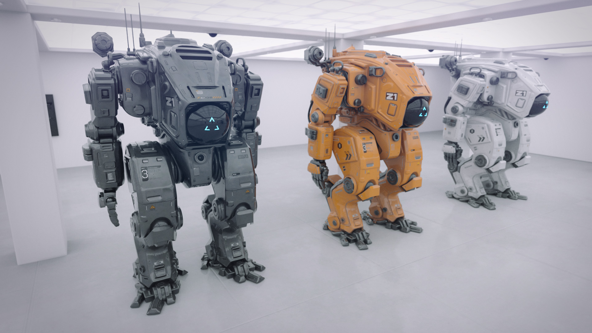 Polish Military Heavy Mech | Daz 3D