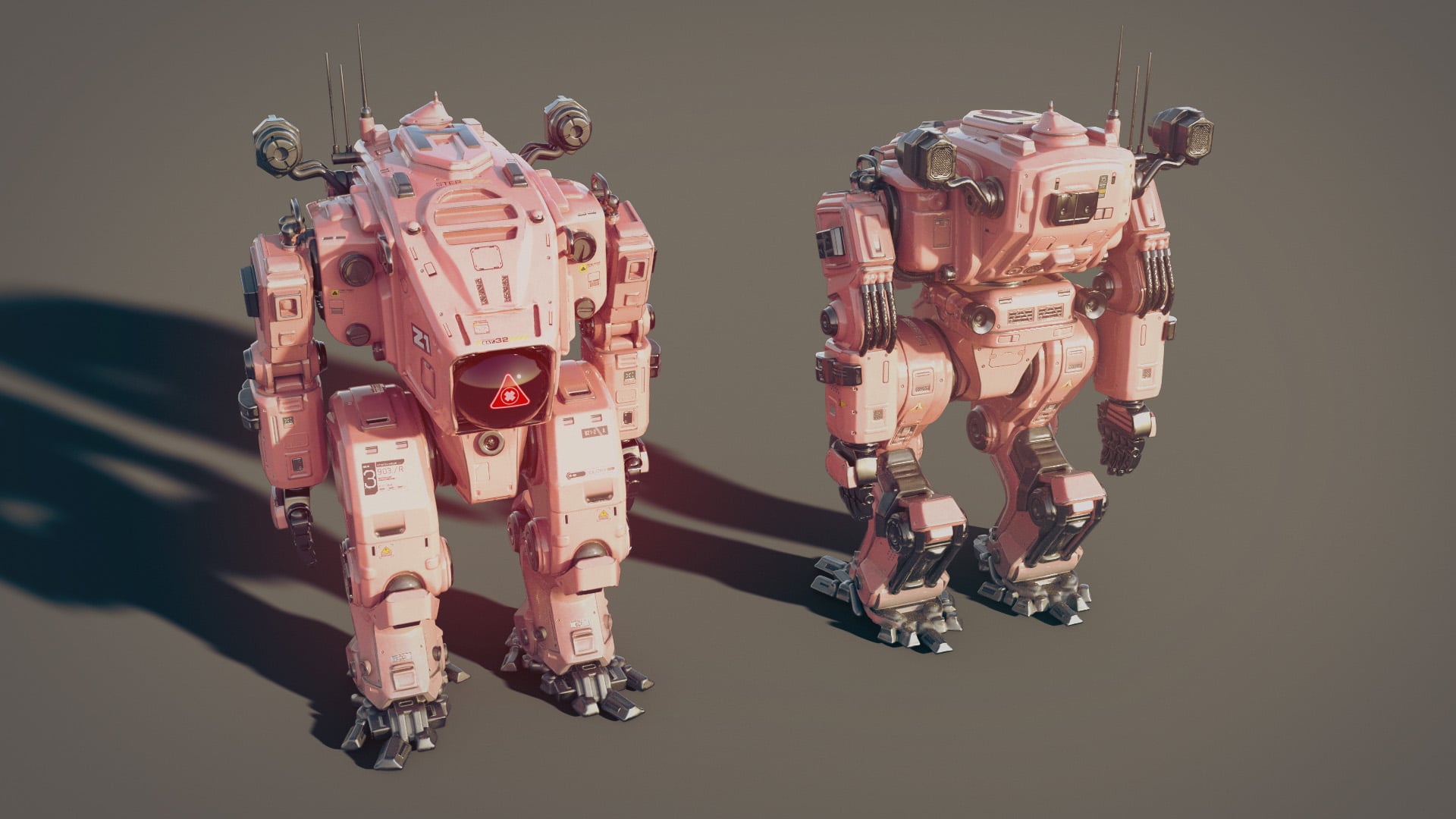 Polish Military Heavy Mech | Daz 3D