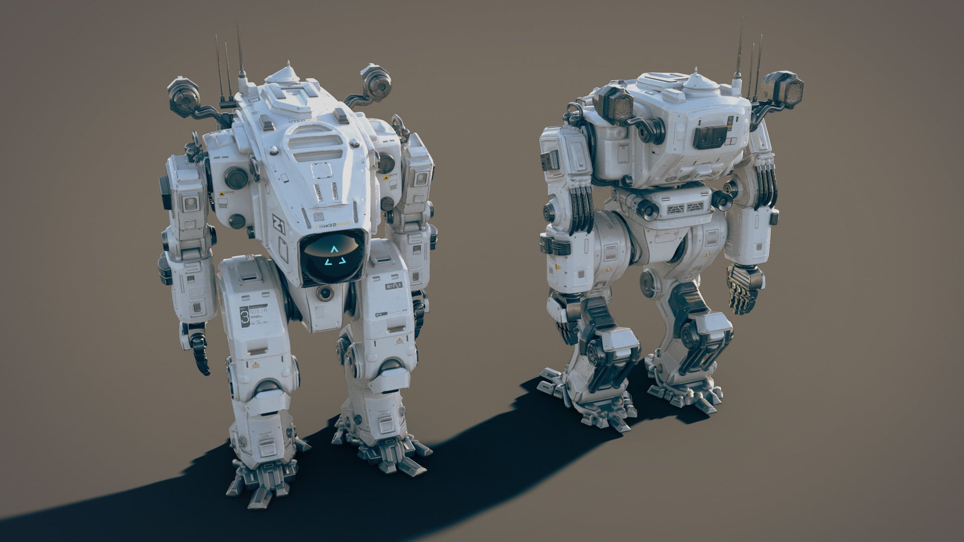 Polish Military Heavy Mech | Daz 3D