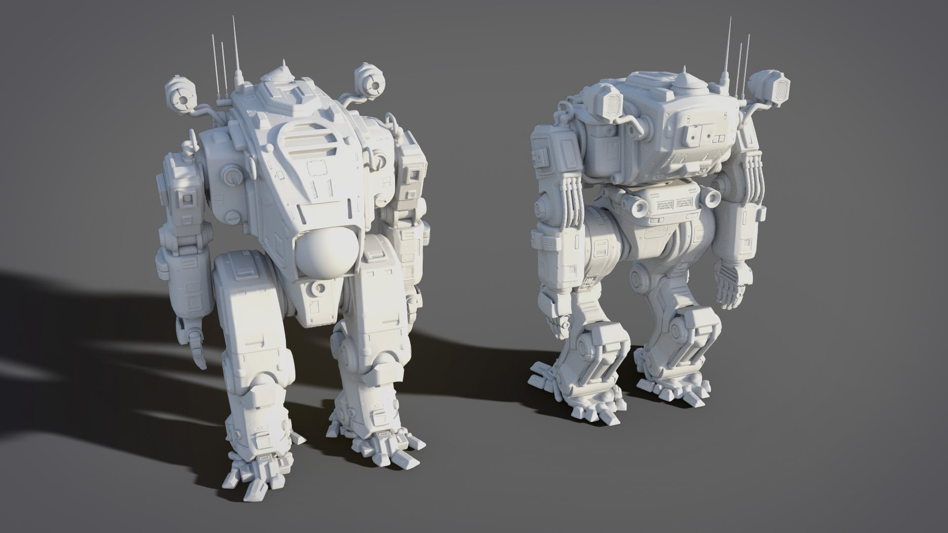 Polish Military Heavy Mech | Daz 3D