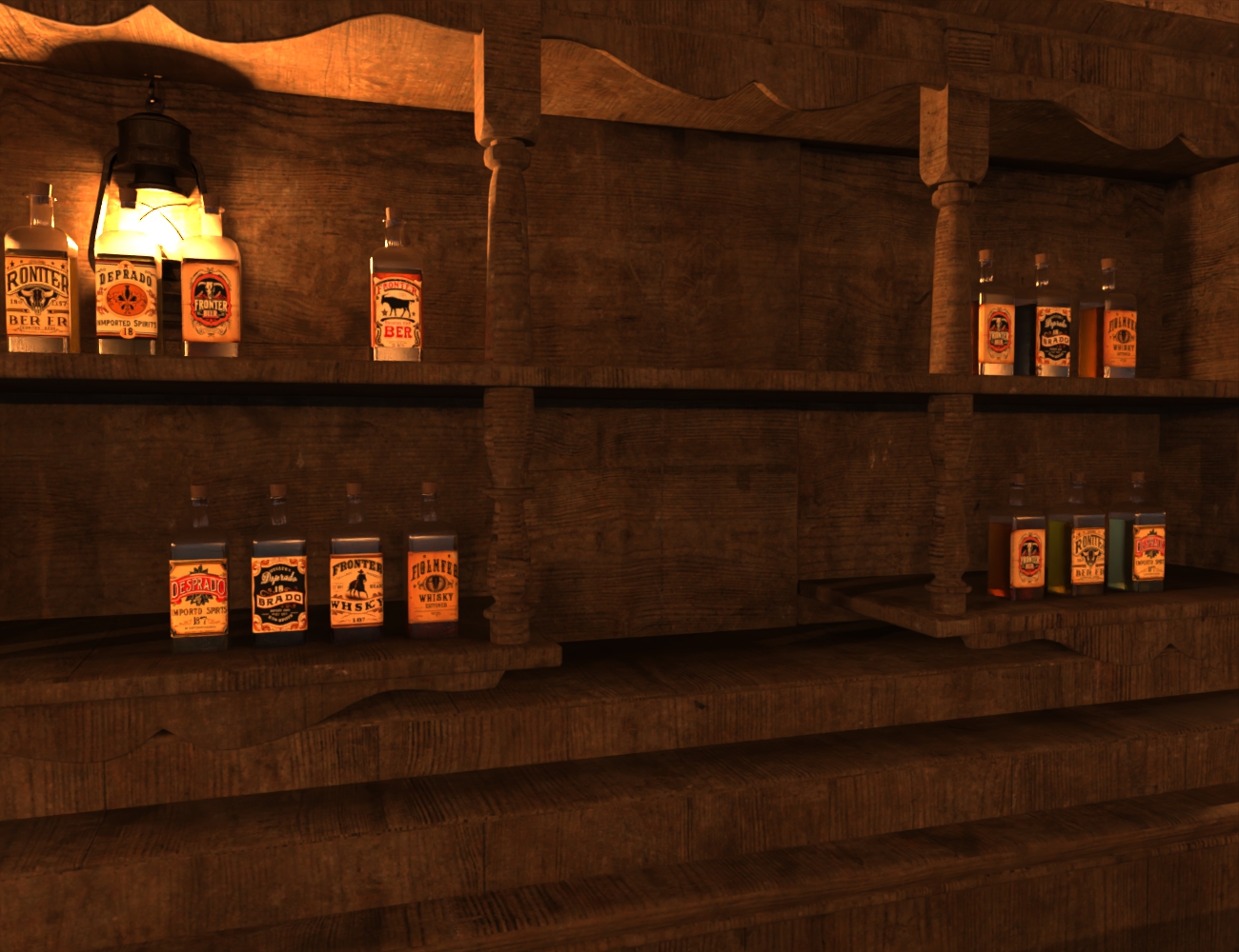 AP Wild West Saloon | Daz 3D