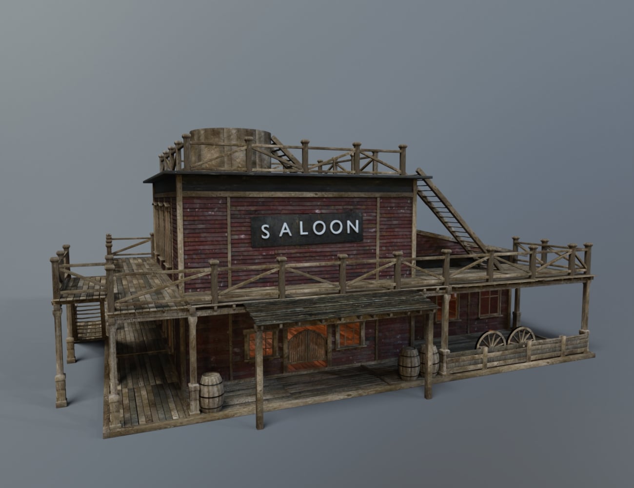 AP Wild West Saloon | Daz 3D