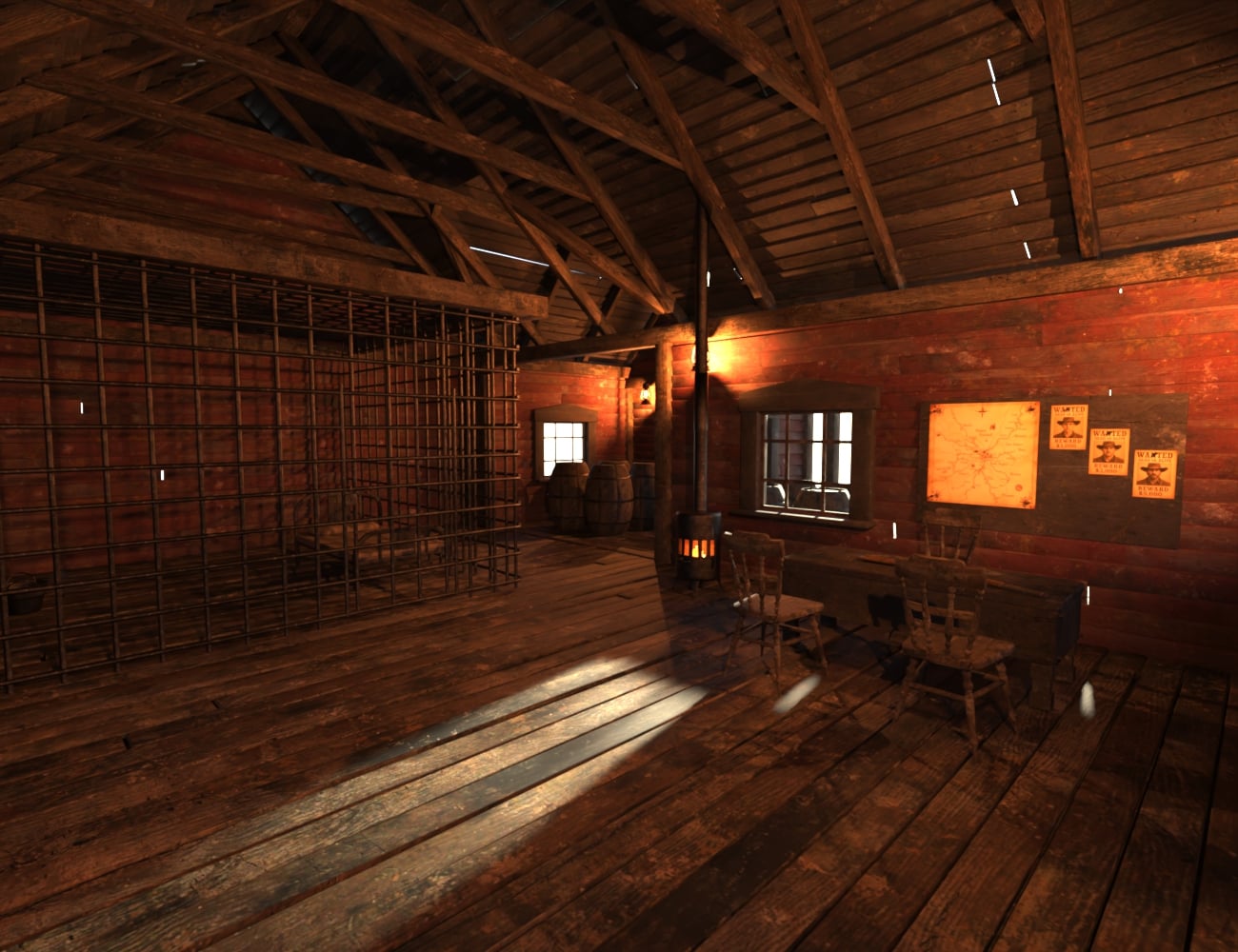AP Wild West Sheriff Office | Daz 3D