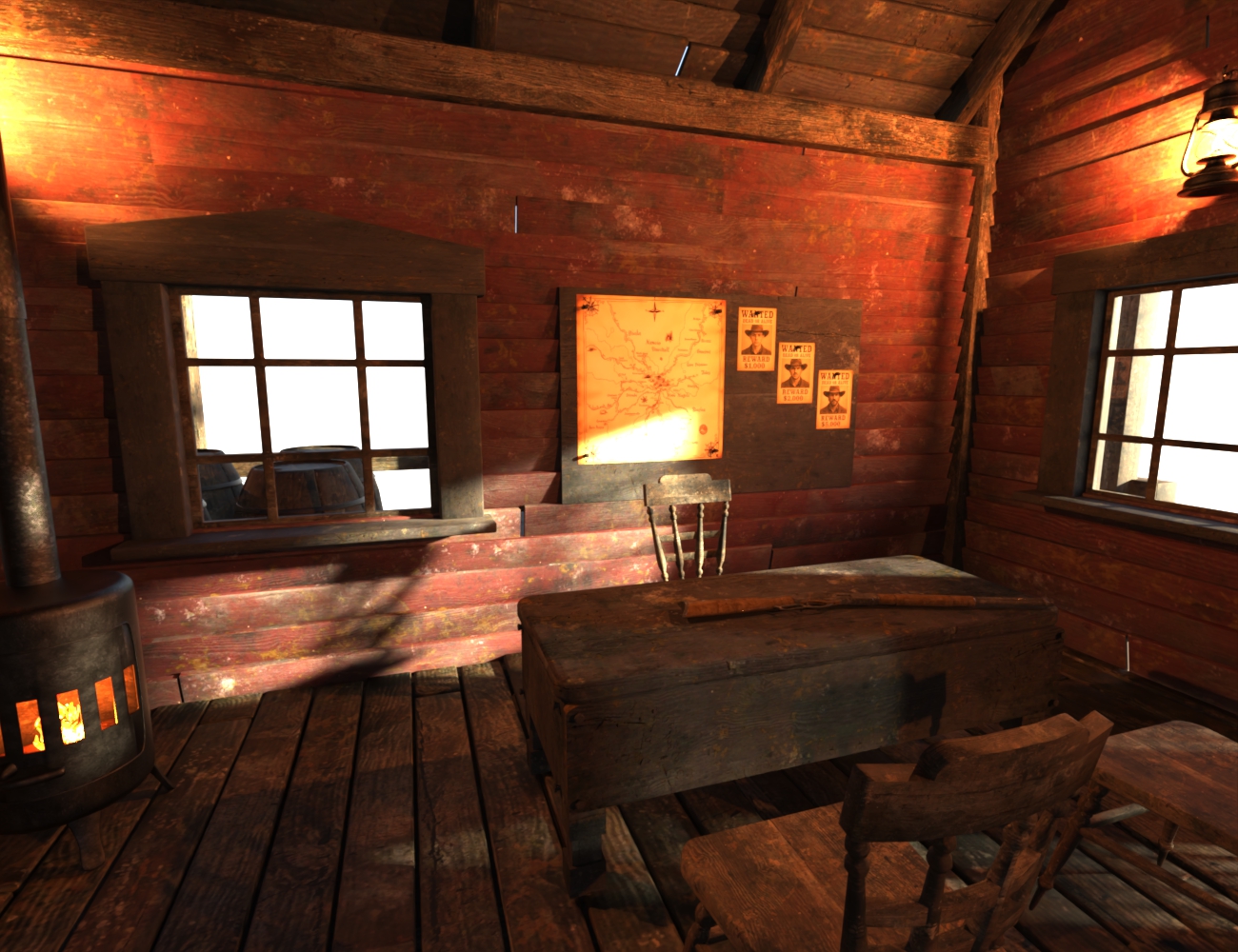 AP Wild West Sheriff Office | Daz 3D