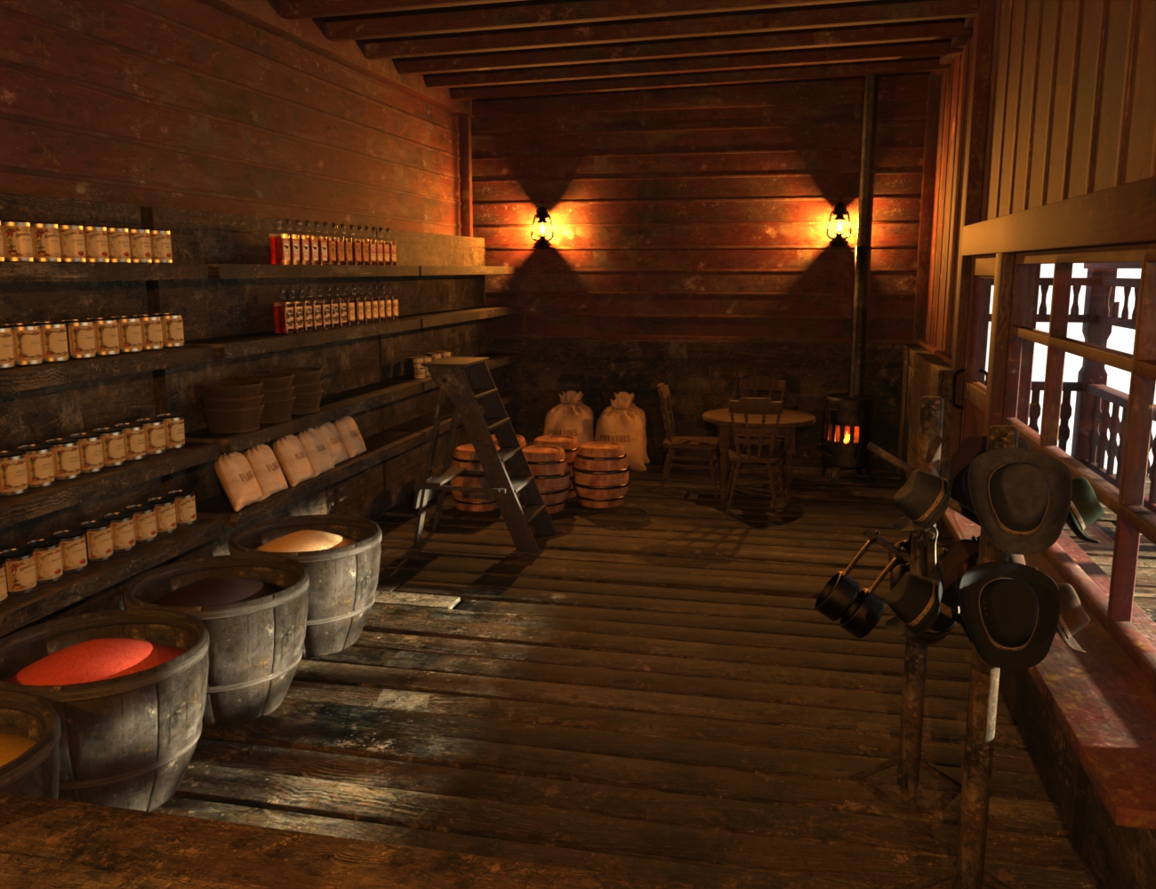 AP Wild West General Store | Daz 3D
