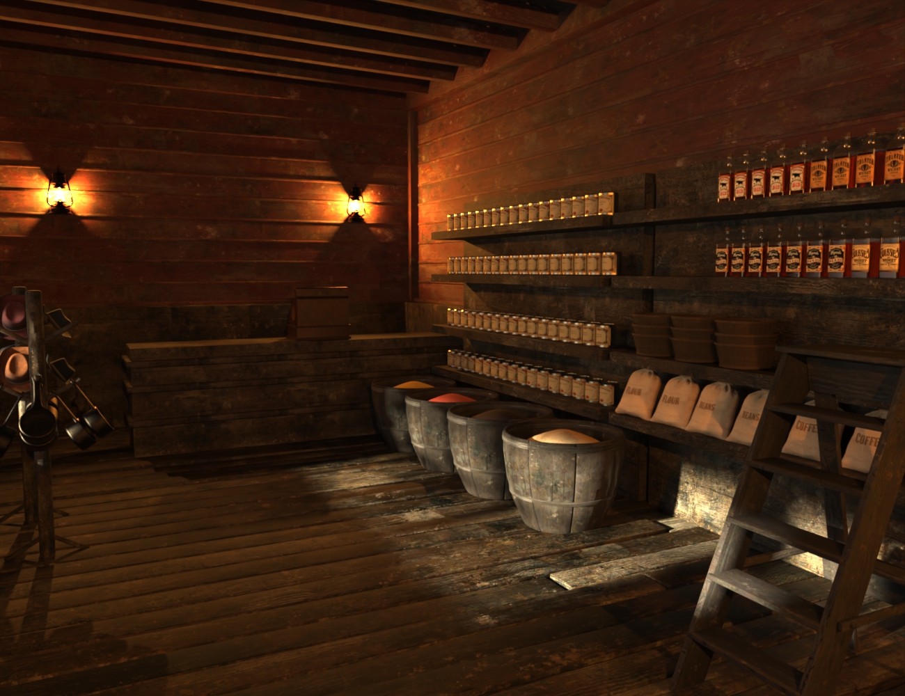 AP Wild West General Store | Daz 3D