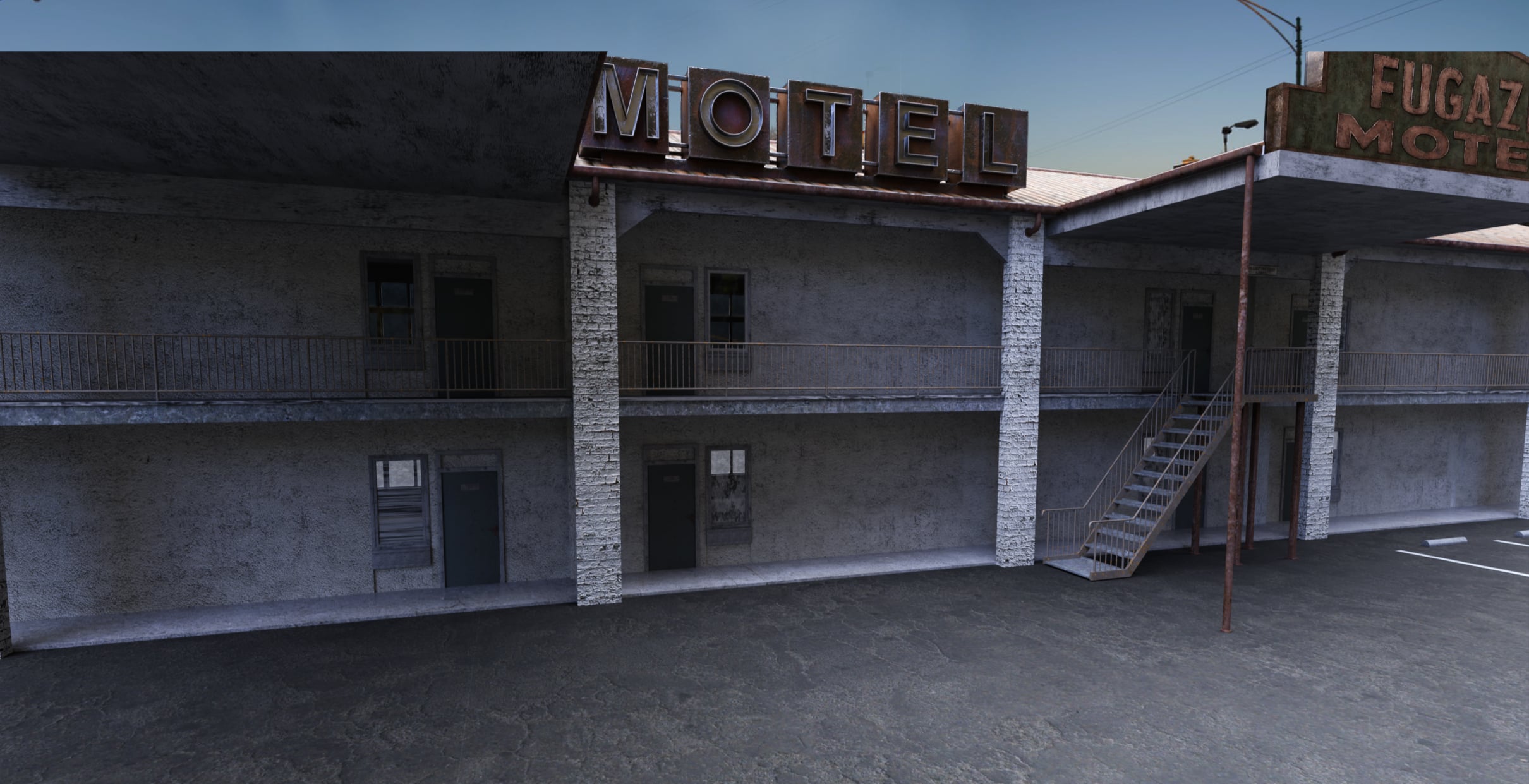 FG Rundown Motel Scene | Daz 3D
