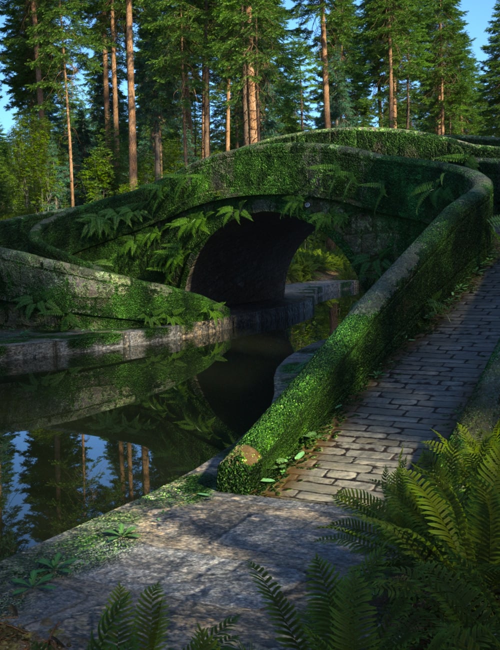 UltraScenery2 - Snake Bridge | Daz 3D