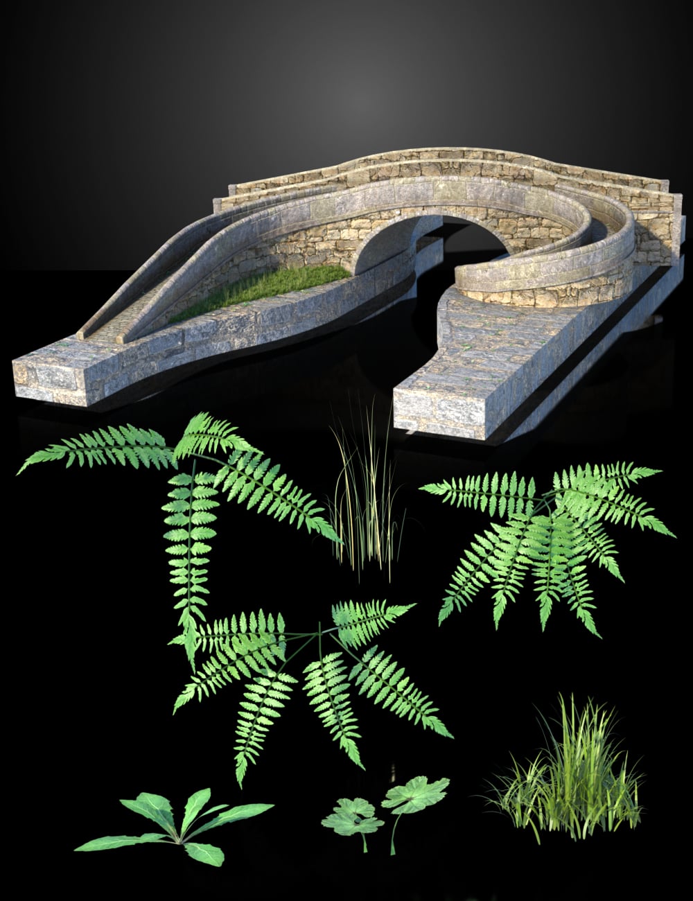 UltraScenery2 - Snake Bridge | Daz 3D