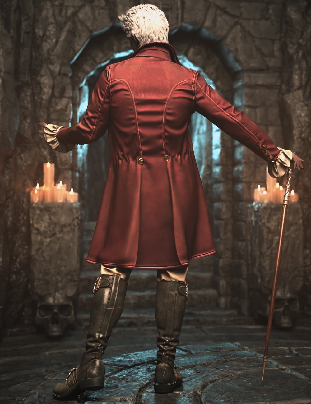 Slept so Long: an Elder Vampire Outfit HD and dForce for Genesis 9 | Daz 3D