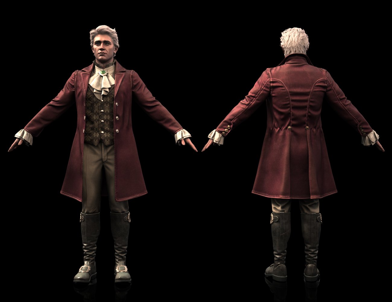 Slept so Long: an Elder Vampire Outfit HD and dForce for Genesis 9 | Daz 3D