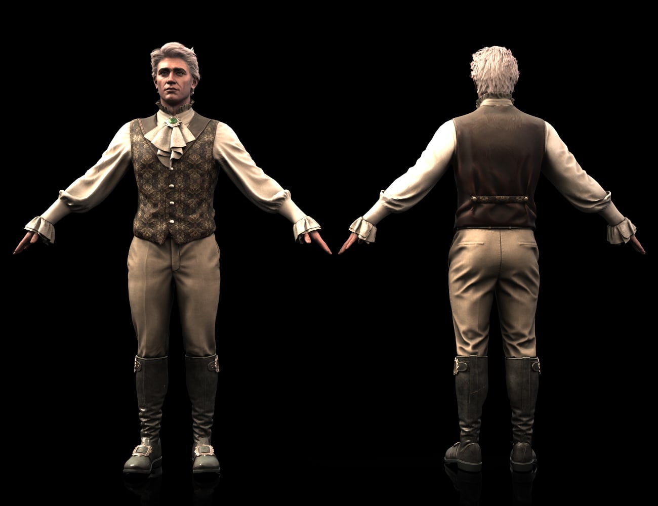 Slept so Long: an Elder Vampire Outfit HD and dForce for Genesis 9 | Daz 3D