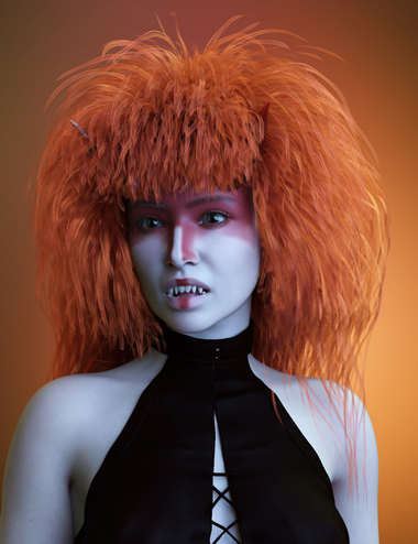 Oni Hair For Genesis 8 and 9 | Daz 3D