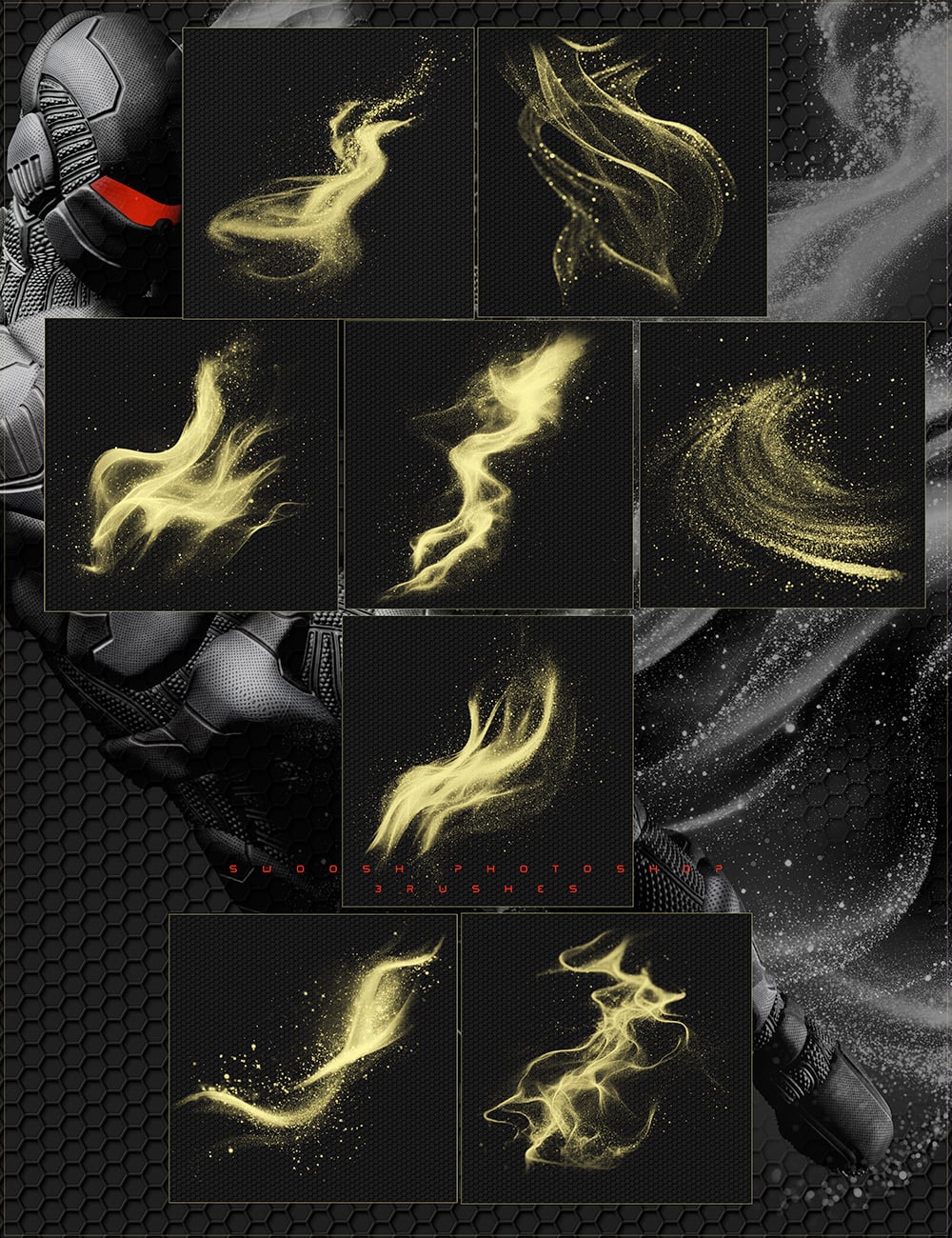 Ron's Swoosh Design Brushes | Daz 3D
